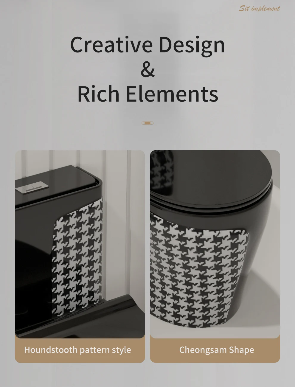 Modern Design Sanitary Wares S-trap Water Closet Porcelain Colored ...