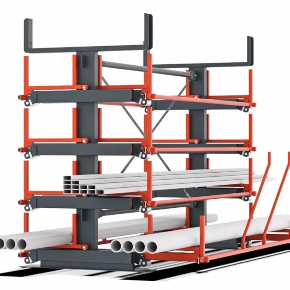 Electric Expandable Cantilever Rack Telescoping Cantilever Shelving ...