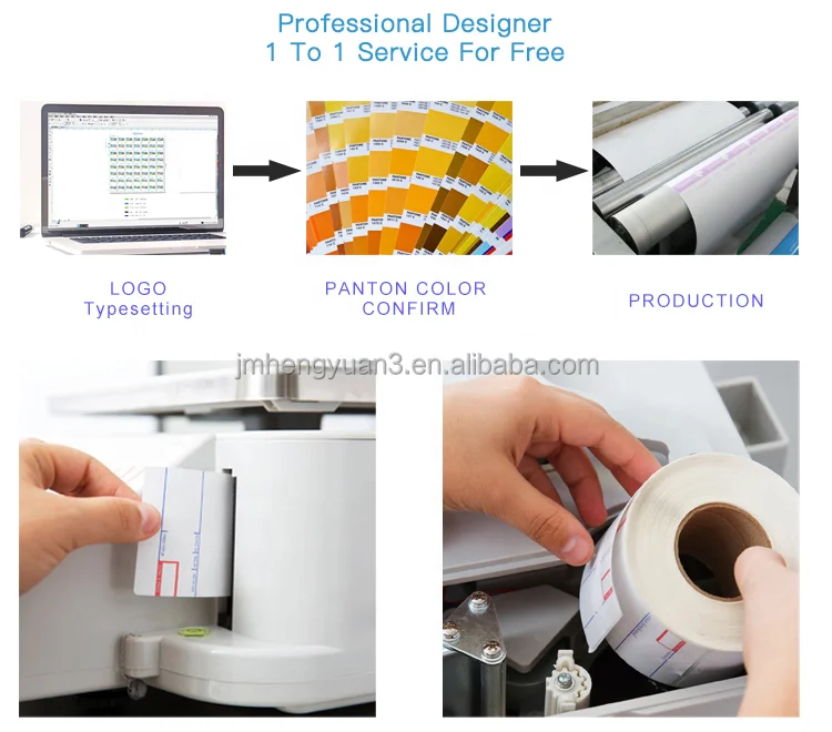 Customized Stickers Label 58x40 Supermarket Weighing Electronic Scale ...