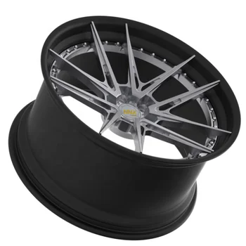 Popular Polished 19 20 21 22 23 Inch 2 Piece Rims Deep Lip Concave Dish ...