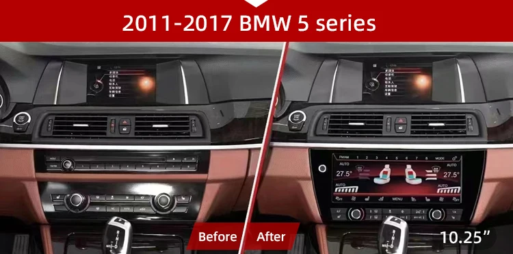 Climate Air Conditioner Control Panel for BMW 5 Series
