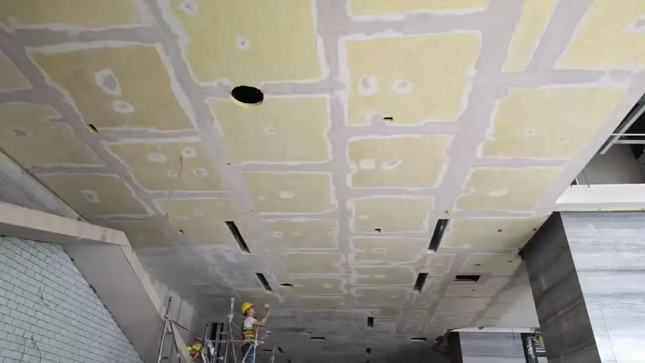 Seamless Acoustic Ceiling Smooth Face Acoustic Plaster Spray Monolithic ...