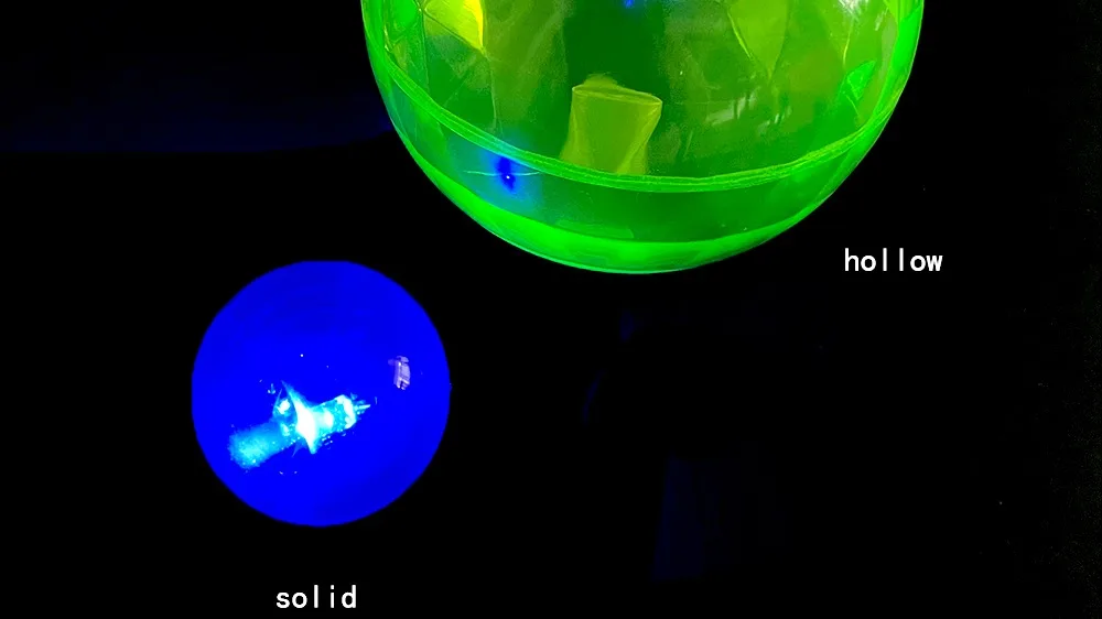 Custom Printed Clear Rubber Light Up Bouncy Ball Game Led Bouncing ...