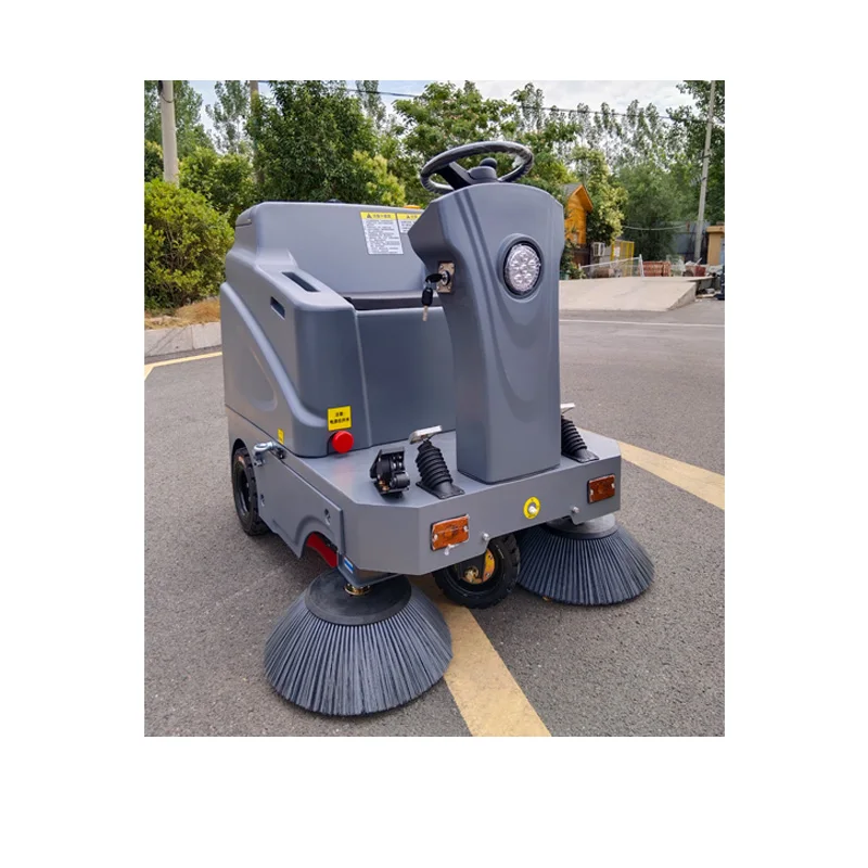 Electric Rotary Broom Robot Ride On Road Water Electric Sweeper Truck ...