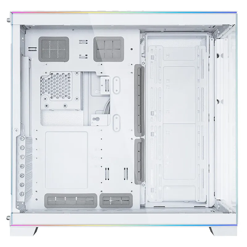 Lian Li O11 Dynamic Evo Rgb White With Argb Strips Pc Case Gaming ...