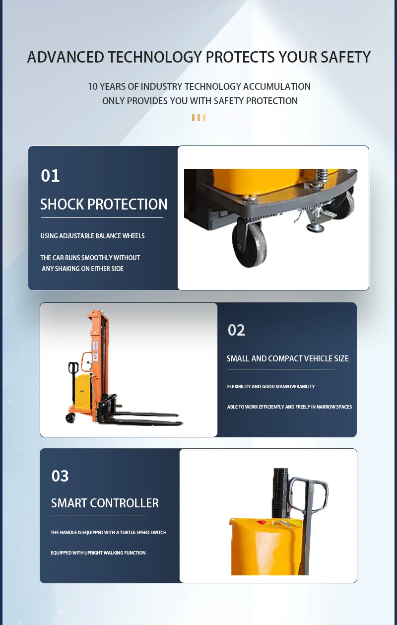 Lifting Semi Electric Stackers - Efficient Pallet Trucks