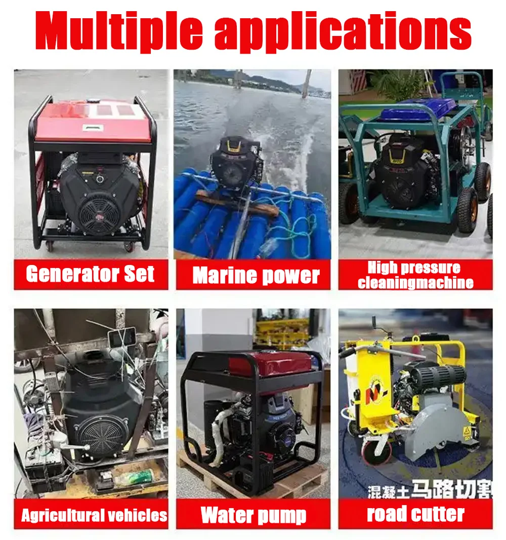 Loncin LC2V80 764CC 25HP Air-Cooled V Twin Gasoline Engine OEM