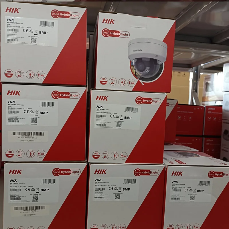 HIK 6MP 8MP Smart Hybrid Light H.265+ Surveillance Camera