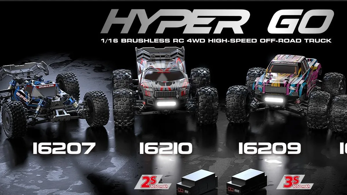 Mjx 16209 Hyper Go Brushless 1:16 4wd Off-road Climbing Truck 45km/h ...