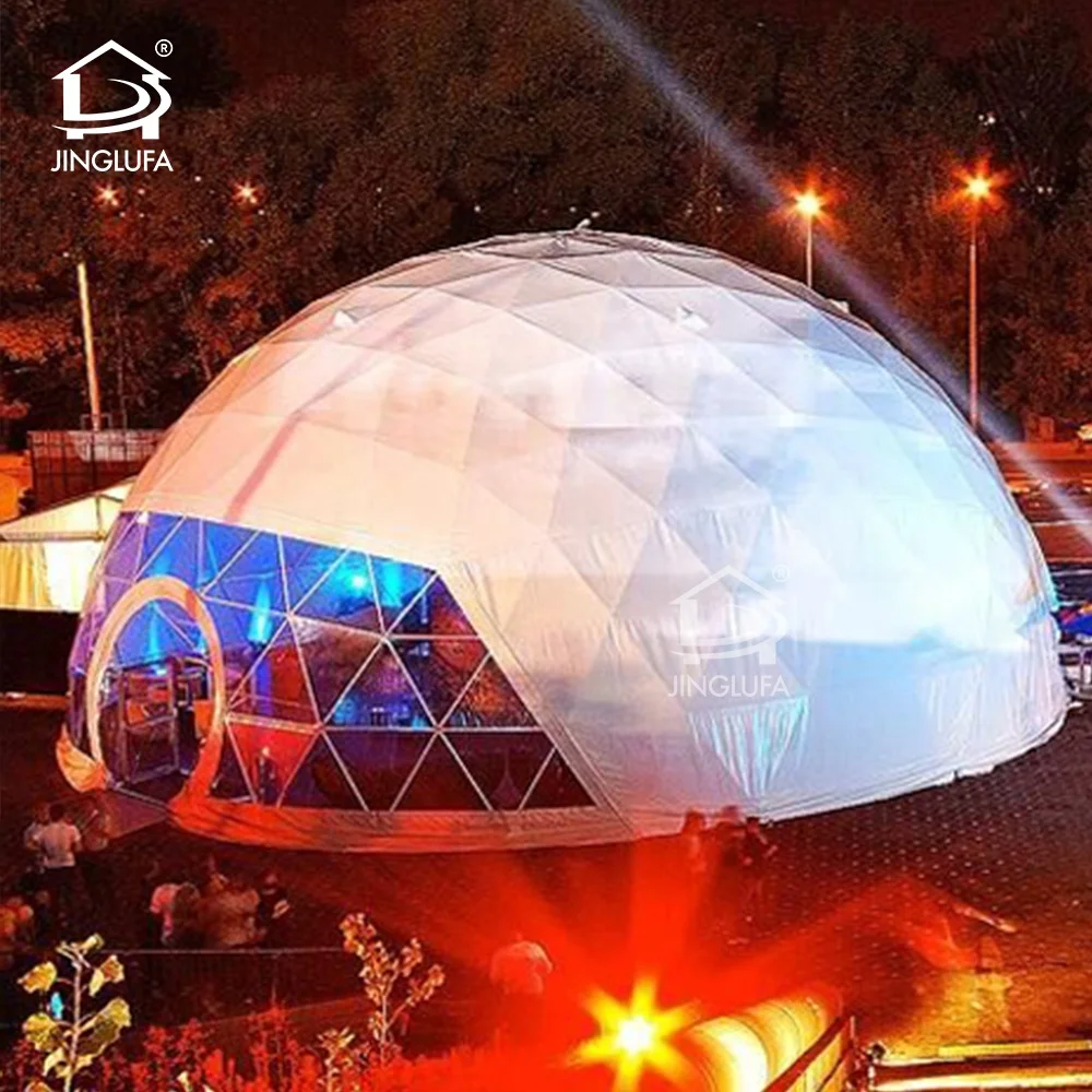 15m Transparent Geodesic Dome Tent for Big Party Events