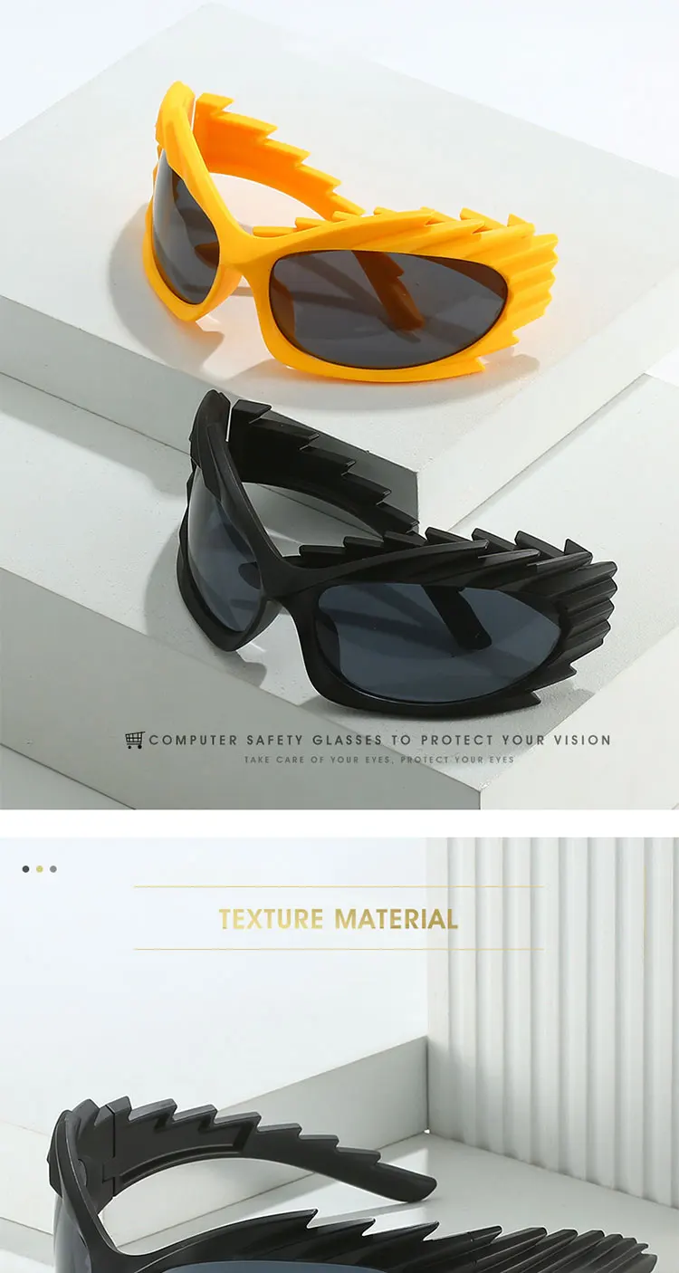 New 2024 Hedgehog Sunglasses Personalized Funny Cycling Glasses Trendy ...