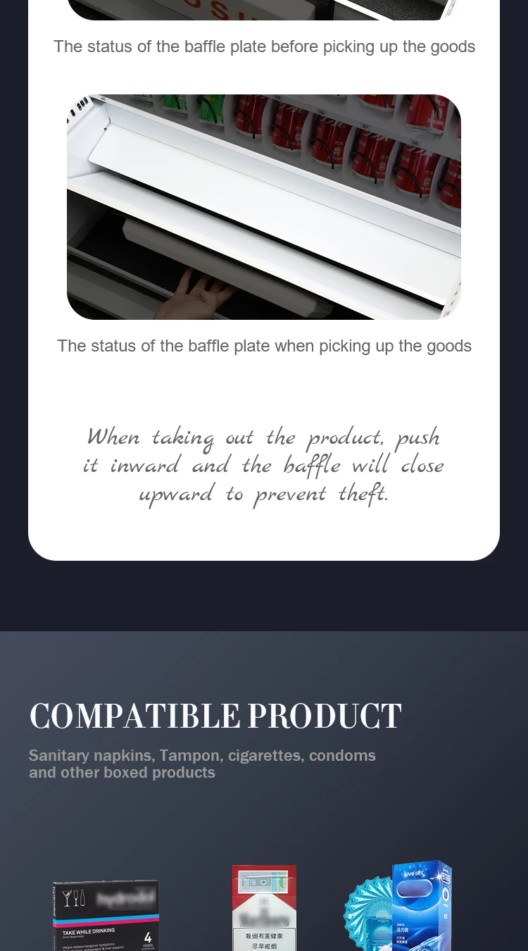 DKM Automatic Cooling Combo Vending Machine for Snacks & Drinks