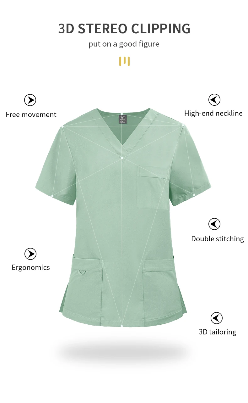 ViaoLi Factory Customize Medical Nursing Straight Pants Scrubs Nursing ...