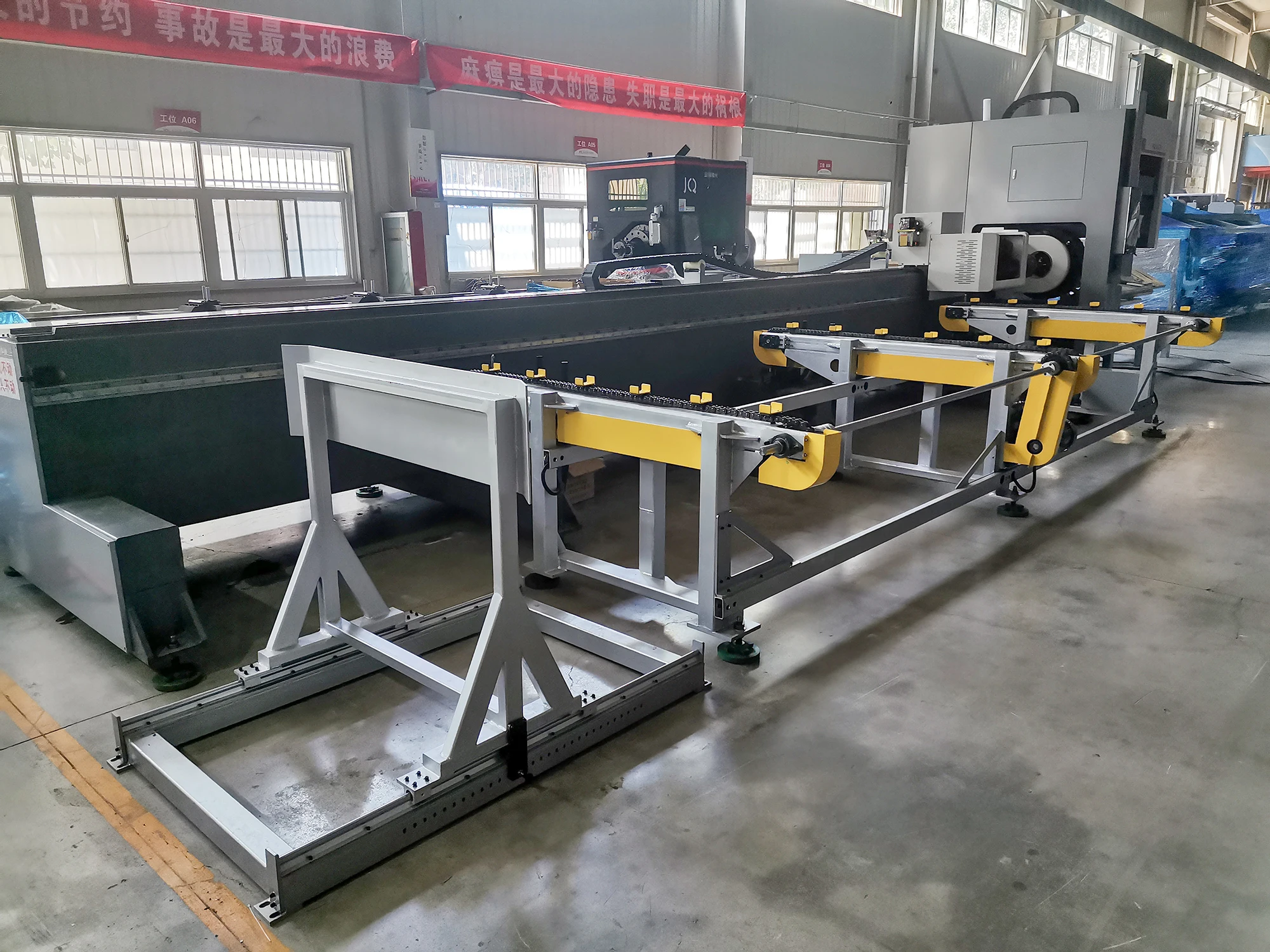 Jq Laser T1 Two-chuck Side-mounted Machine Bed 50mm Tailing Part High ...