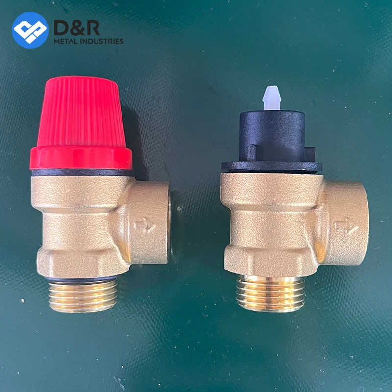 D&R Plumbing System Boiler Safety Set Brass Valve Body & Vent Valve ...