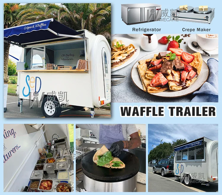 WECARE Outdoor Mobile Restaurant Dining Car Coffee Shop Bar Horse Box ...