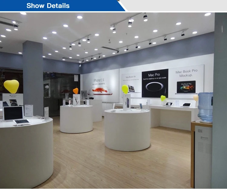 Free Design Mobile Phone Display Cabinets Experience Tables for Apple ...
