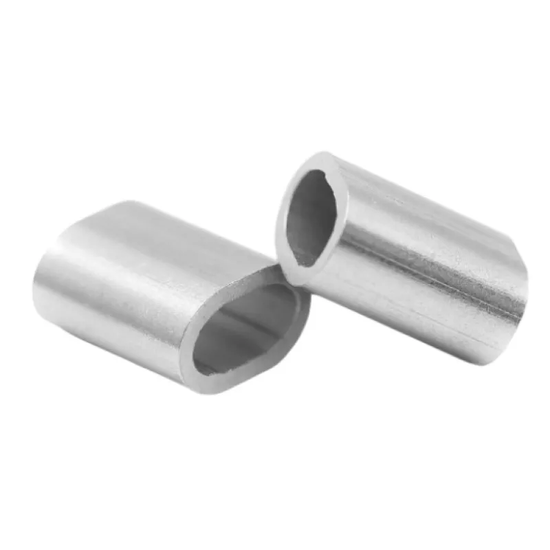 DIN3093 Aluminum Ferrule 8 Shape Sleeve Wire Rope Clip 0.8-10mm Inch ...