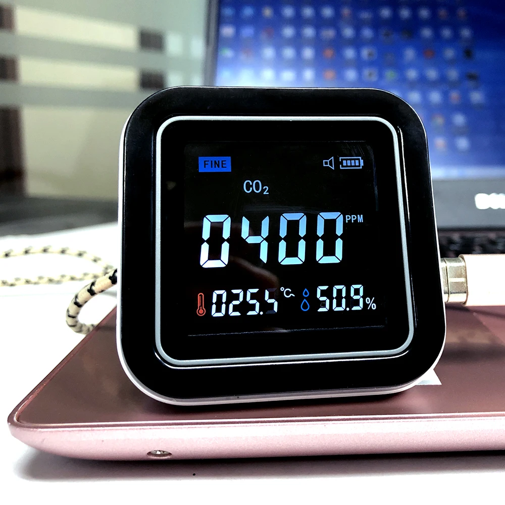 2021 Indoor Air Quality Sensor Air Quality Monitor Indoor Co2 Analyzer ...