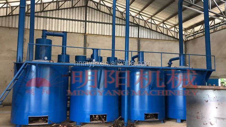 Wood Airflow Continuous Coconut Shell Biochar Charcoal Carbonization ...