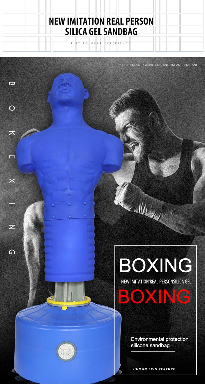 Silicone Dummy Household Tumbler Humanoid Boxing Sandbag Vent Sandbag ...