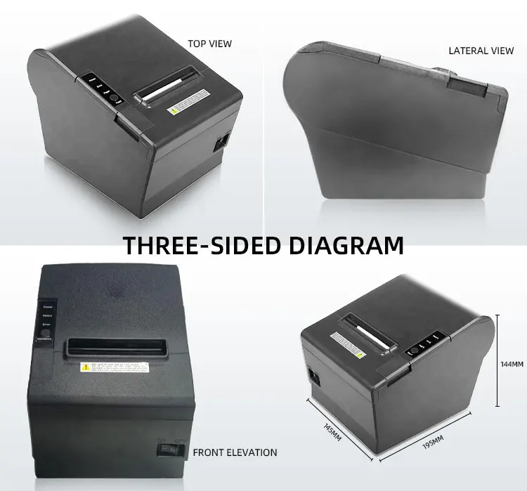 80mm Thermal Receipt Printer Thermal Receipt Printer Pos Printer For ...