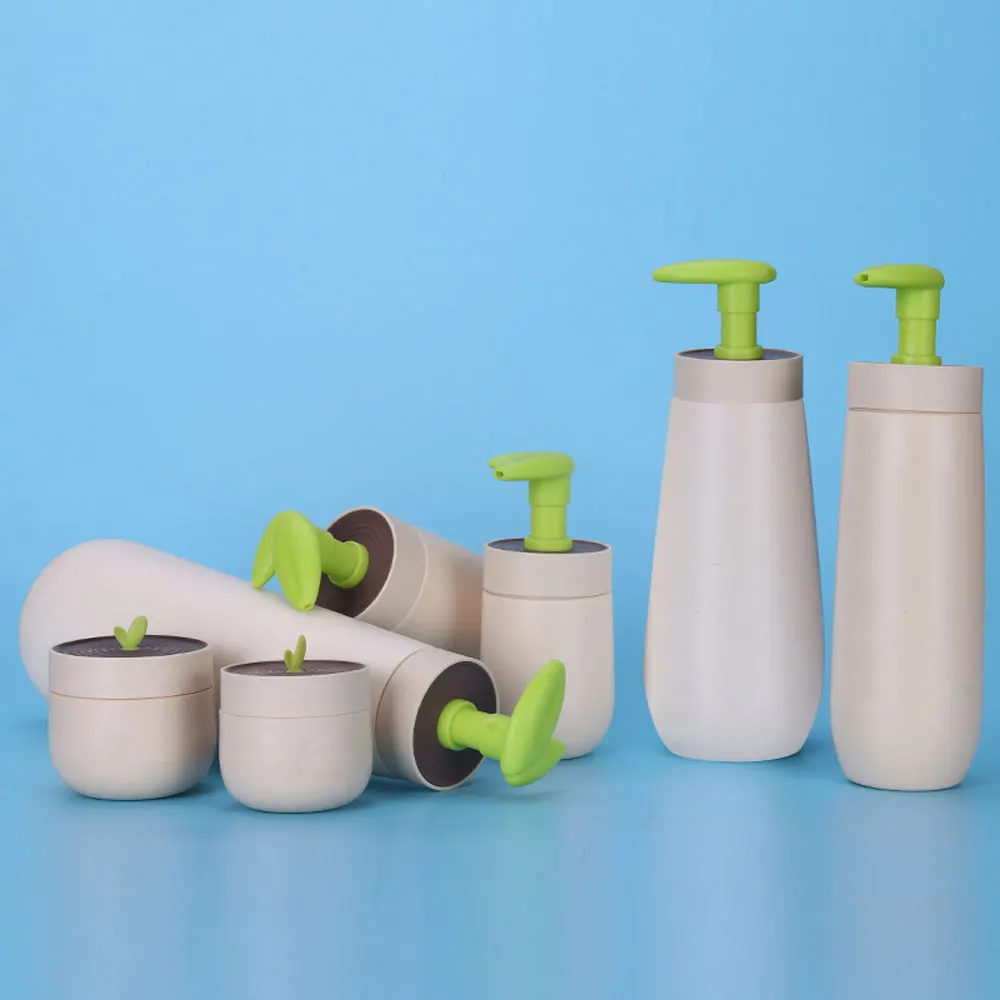 Cute Kids Plastic Empty Shampoo And Conditioner Bottles Pe Cream Jars ...