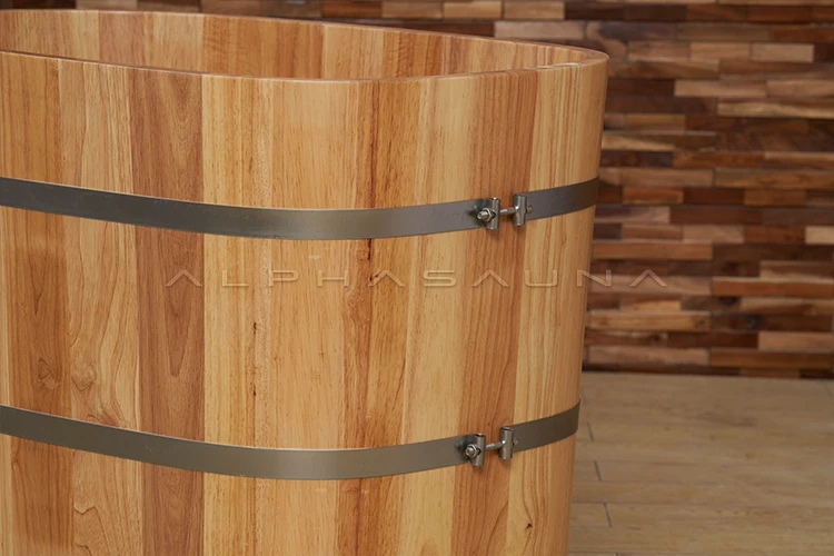 New Design Canadian Cedar Wooden Ice Bath Outdoor Tub Wood