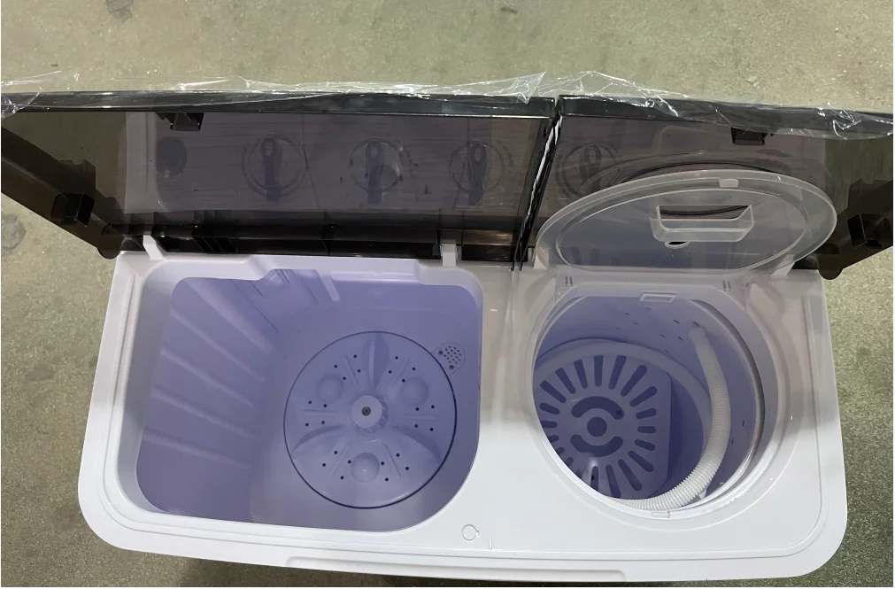 Household 6kg Semi-auto Twin Tub Double-barrel Washing Machine With CB ...
