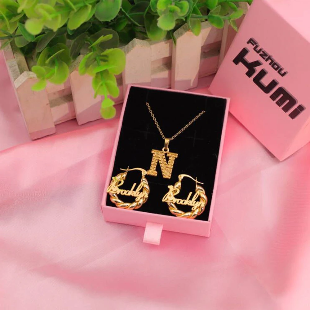 Fashion Jewelry for Kids Name Children's Set Stainless Steel Cartoon ...