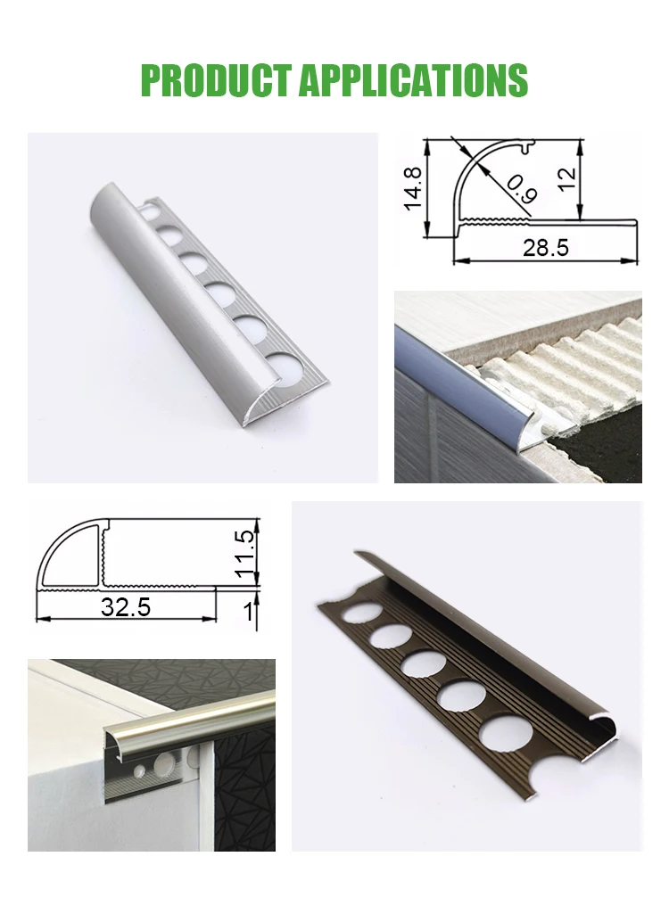 L Shape Profile Floor Ceramic Border Corner Edge Protector