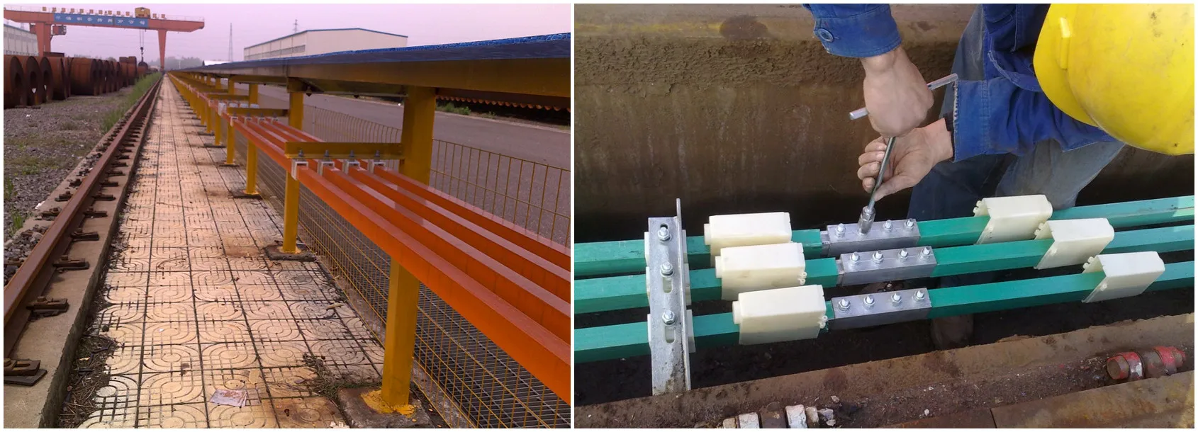 KOMAY Insulated Single Pole Conductor Bar Systems for Cranes