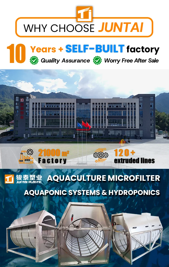 Koi Pond Aquaculture Drum Stainless Steel Microfiltration Machine