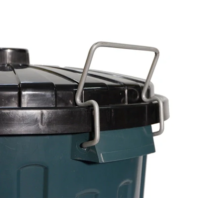 Outdoor Large Dustbin With Lid Road Dustbin Metal Stainless Steel ...