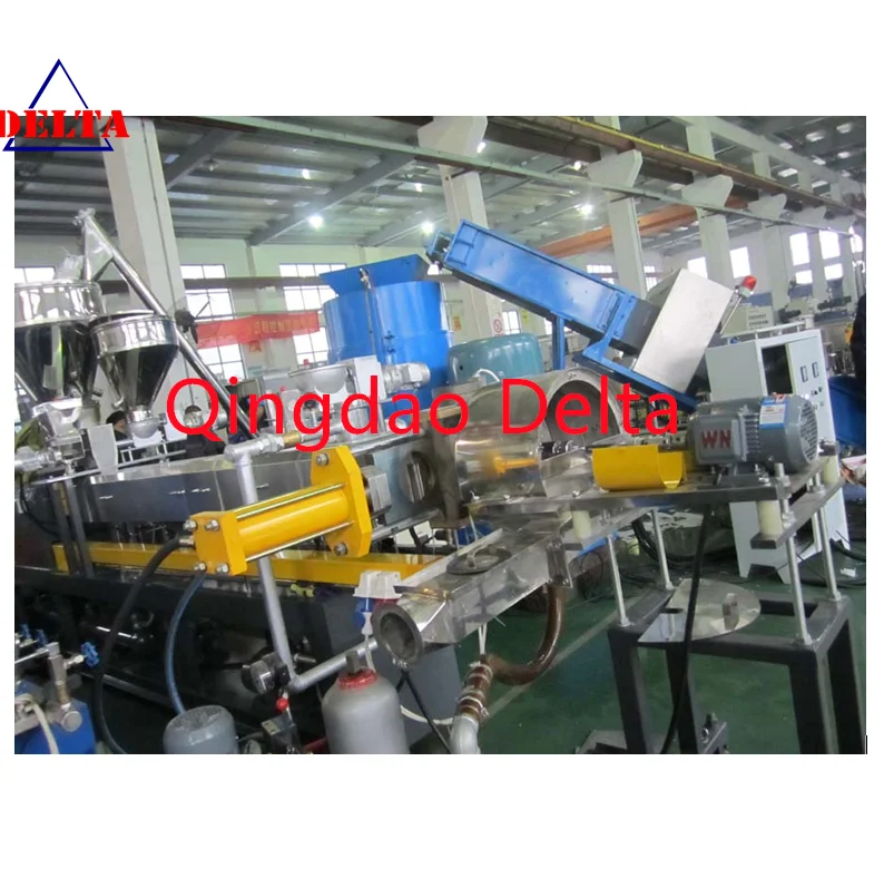 Waste Plastic Two Stage Pelletizer Eva Pelletizing Machine . Twin Screw ...