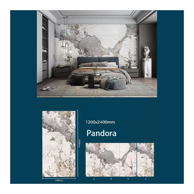 Extra Large Porcelain Wall Panel 1200x2400 Ceramic Tiles - Buy Quartz ...