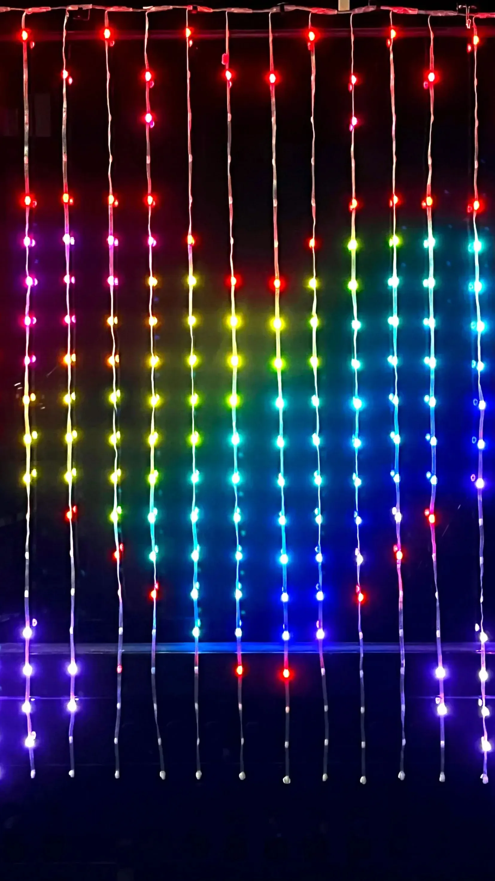 Ohanee Smart Led Curtain Lights Color Changing Wall Lights Dynamic Diy ...