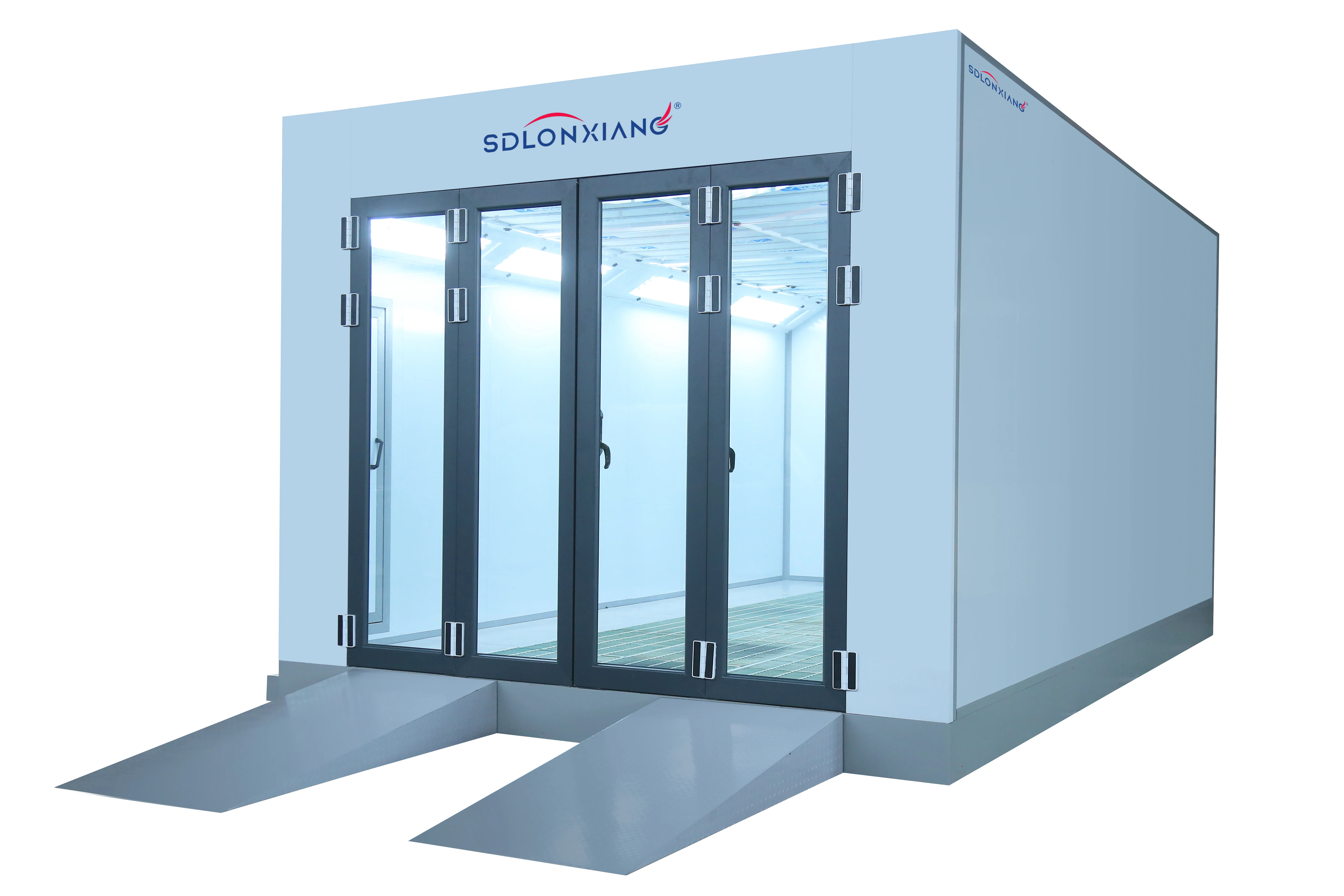 LX3 CE Spray Booth: 7m Car Paint Booth with Electric Heating & LED ...