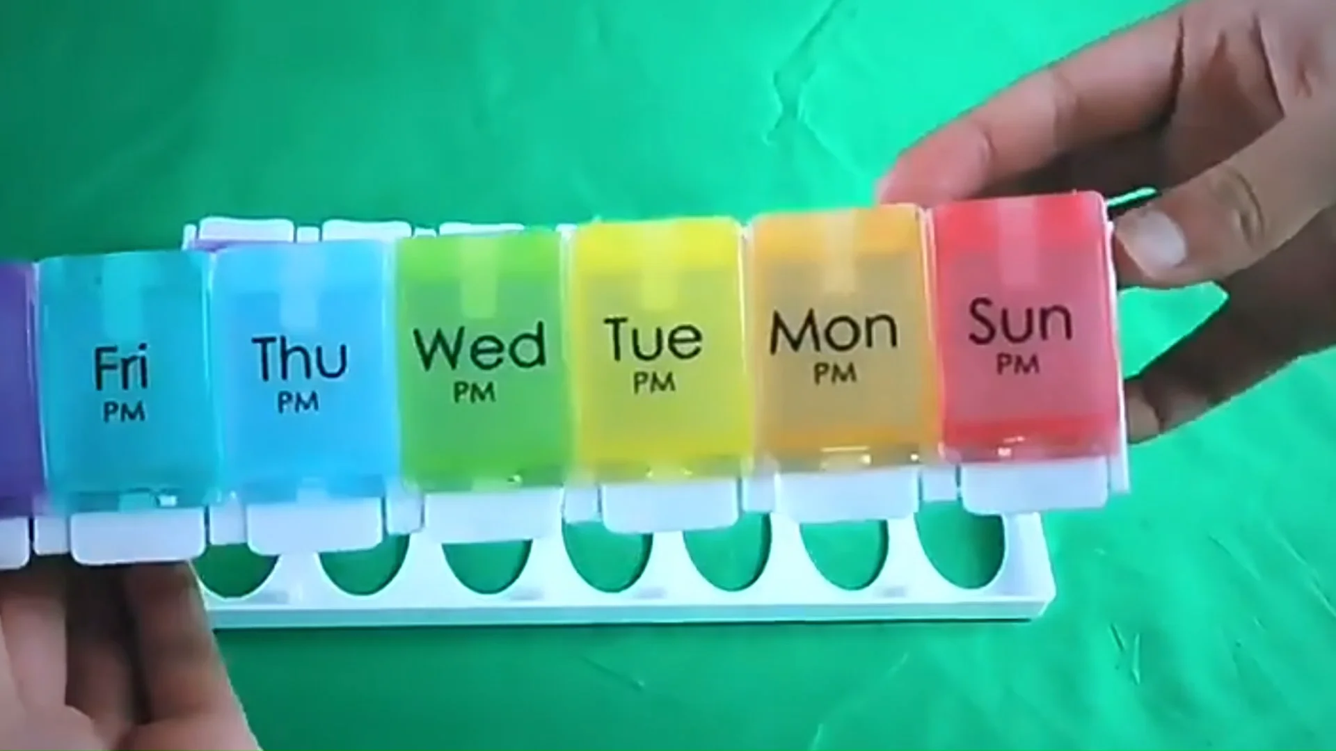 Easy Open Large Pill Organizer Day Night 7 Day Pill Box Twice A Day ...