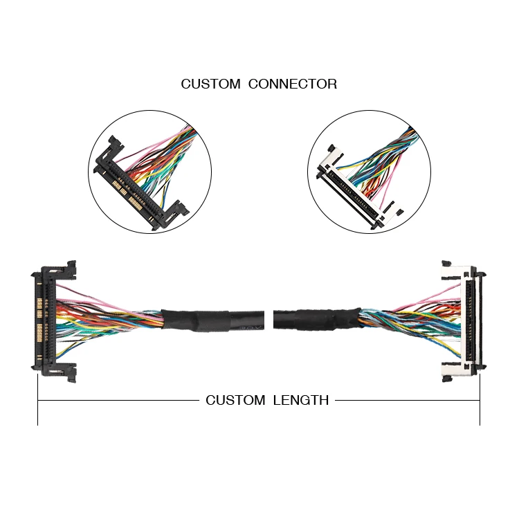 51pin LVDS显示电缆FI-RE51HL LVDS电缆组件| Alibaba.com