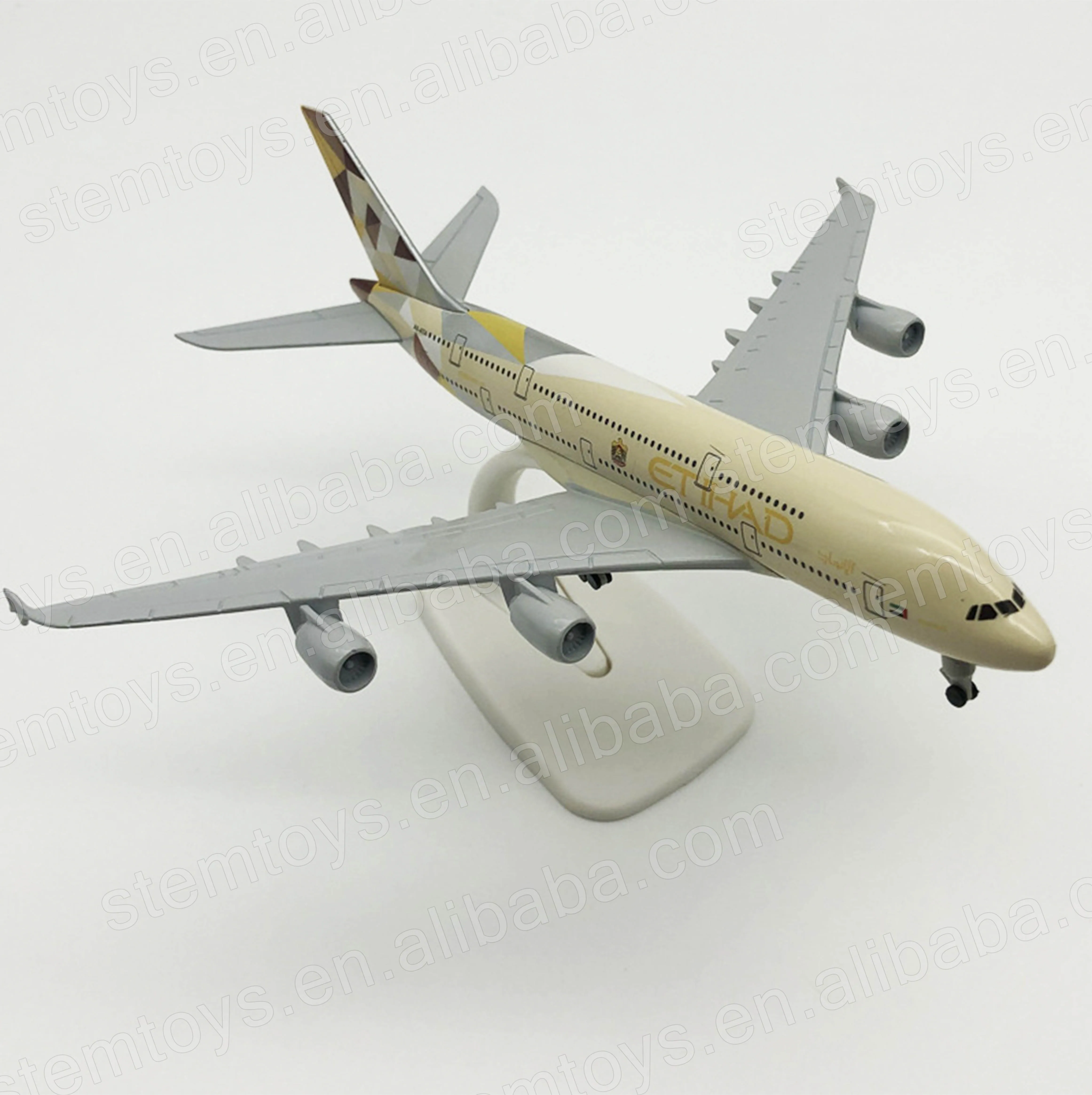Alibaba.com: Etihad Airways A380 20CM diecast metal airplane model in ...