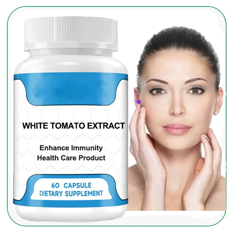 White Tomato Extract Whitening Capsules Beauty Product Supplement White ...