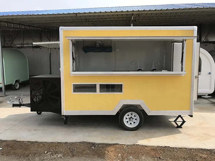 Mobile Fried Crepe Food Trailer - Street Fast Food Carts