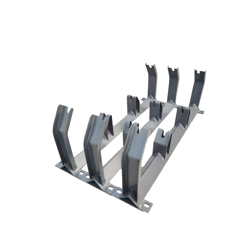 Mining Material Handling Belt Conveyor Trough Idler Roller Support ...