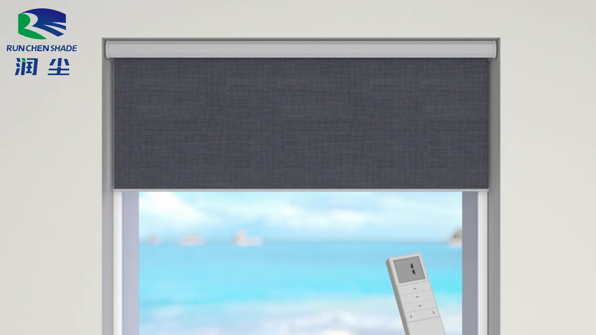 Curtain Fabric For Of Runchen Solar Shades Wifi Control Shades Electric ...