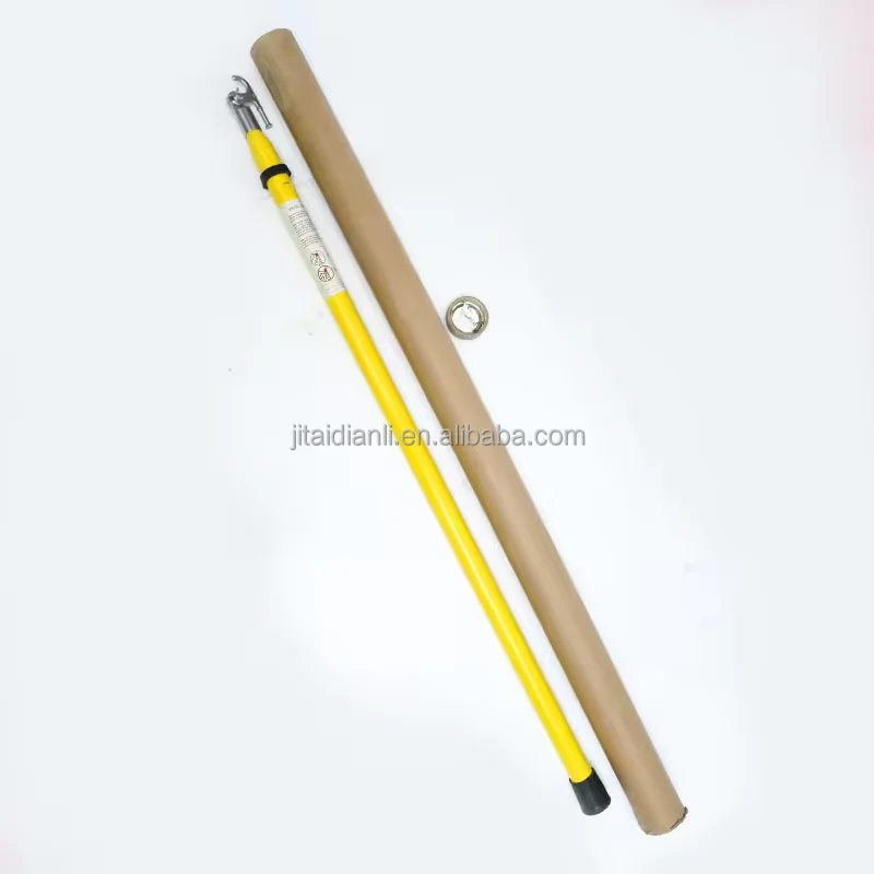 12m Triangle Shape Fiber Glass Telescopic Hot Stick Link Stick