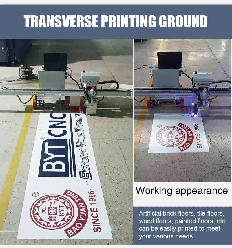 Automated 3d Wall Floor Printer Vertical Uv Printing Robot Multi Color ...