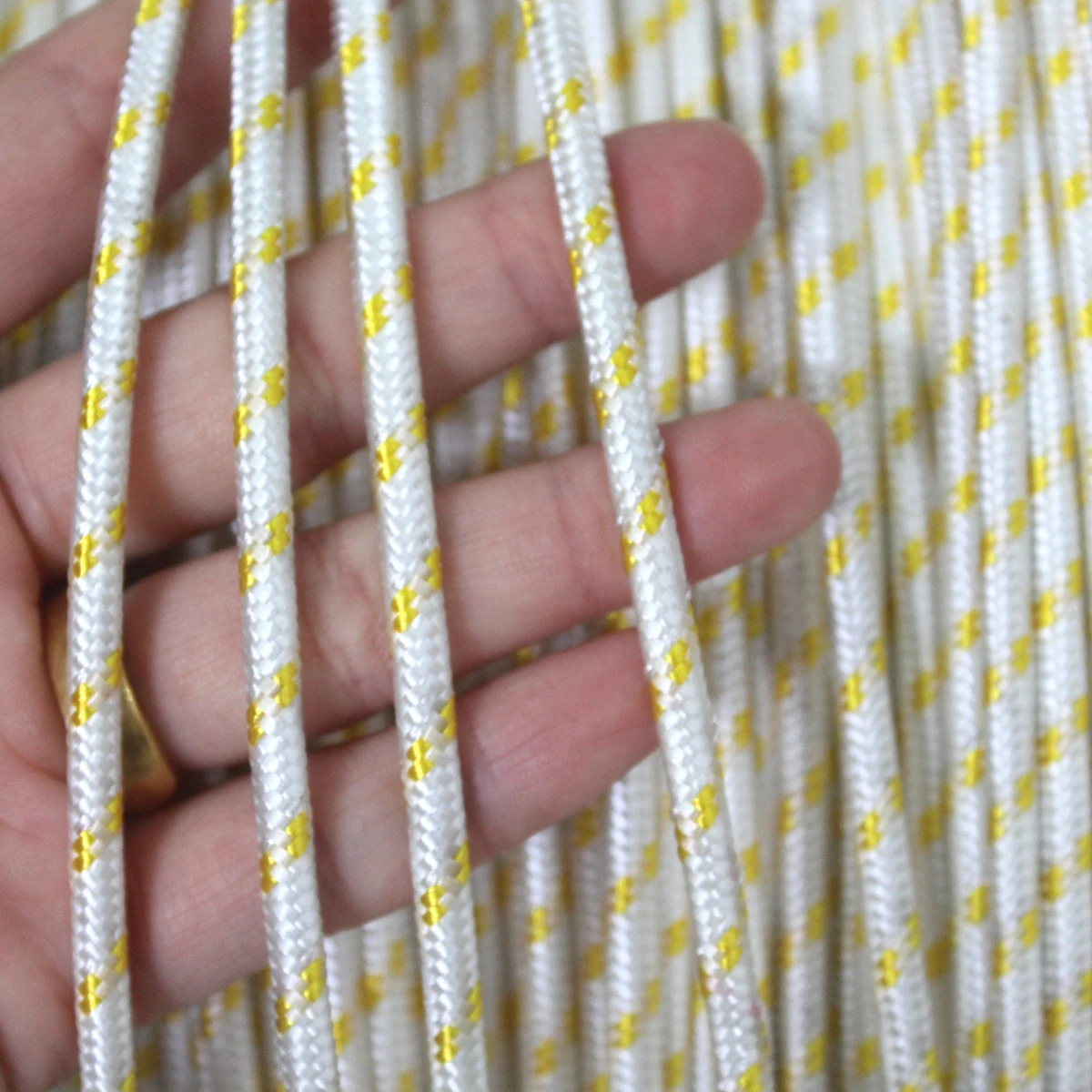 4mm 6mm 8mm 10mm 12mm 14mm Double Braided Uhmwpe Core With Polyester ...