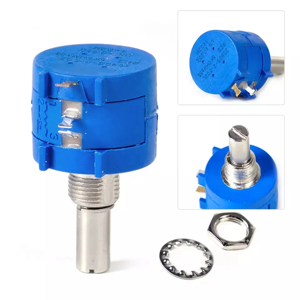 3590s Multi-turn Wirewound Potentiometer 10k 500r 1k 2k 5k 20k 50k 100k ...