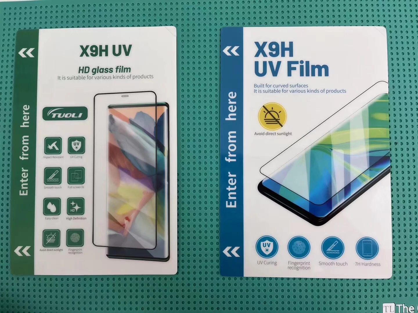 Tuoli 120um Free Bonding Uv X9h Film Glass Full Coverage / Explosion-proof Screen / Sensitive ...